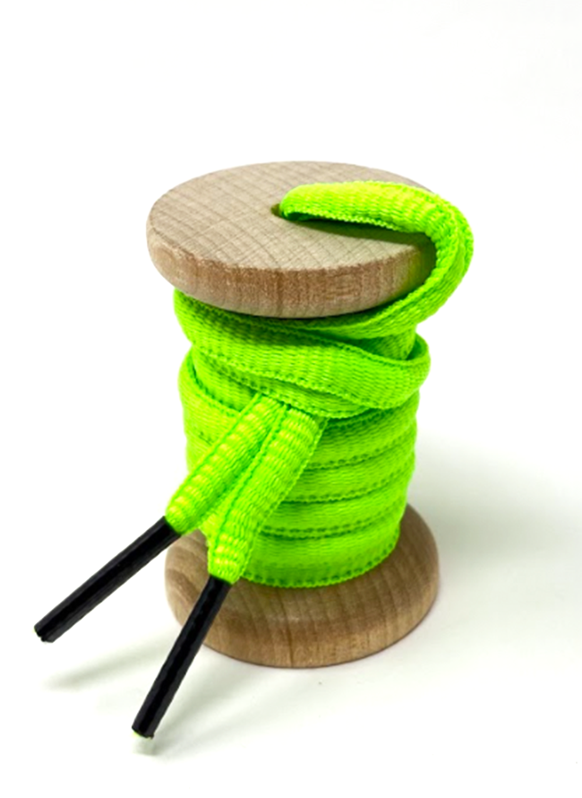 Solid Neon Green Athletic Sneaker Laces – Whiskers Laces