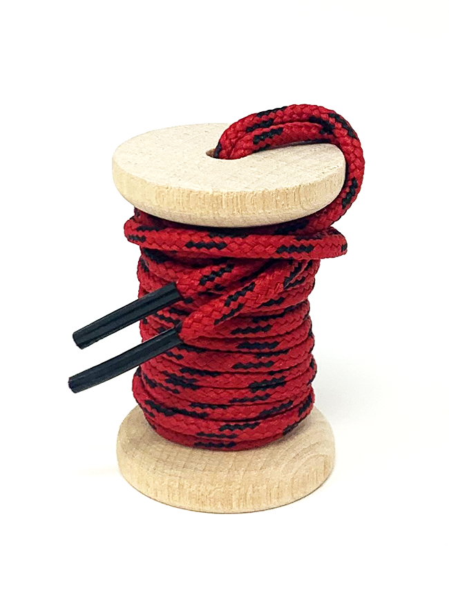 Red & Black Boot Laces – Whiskers Laces